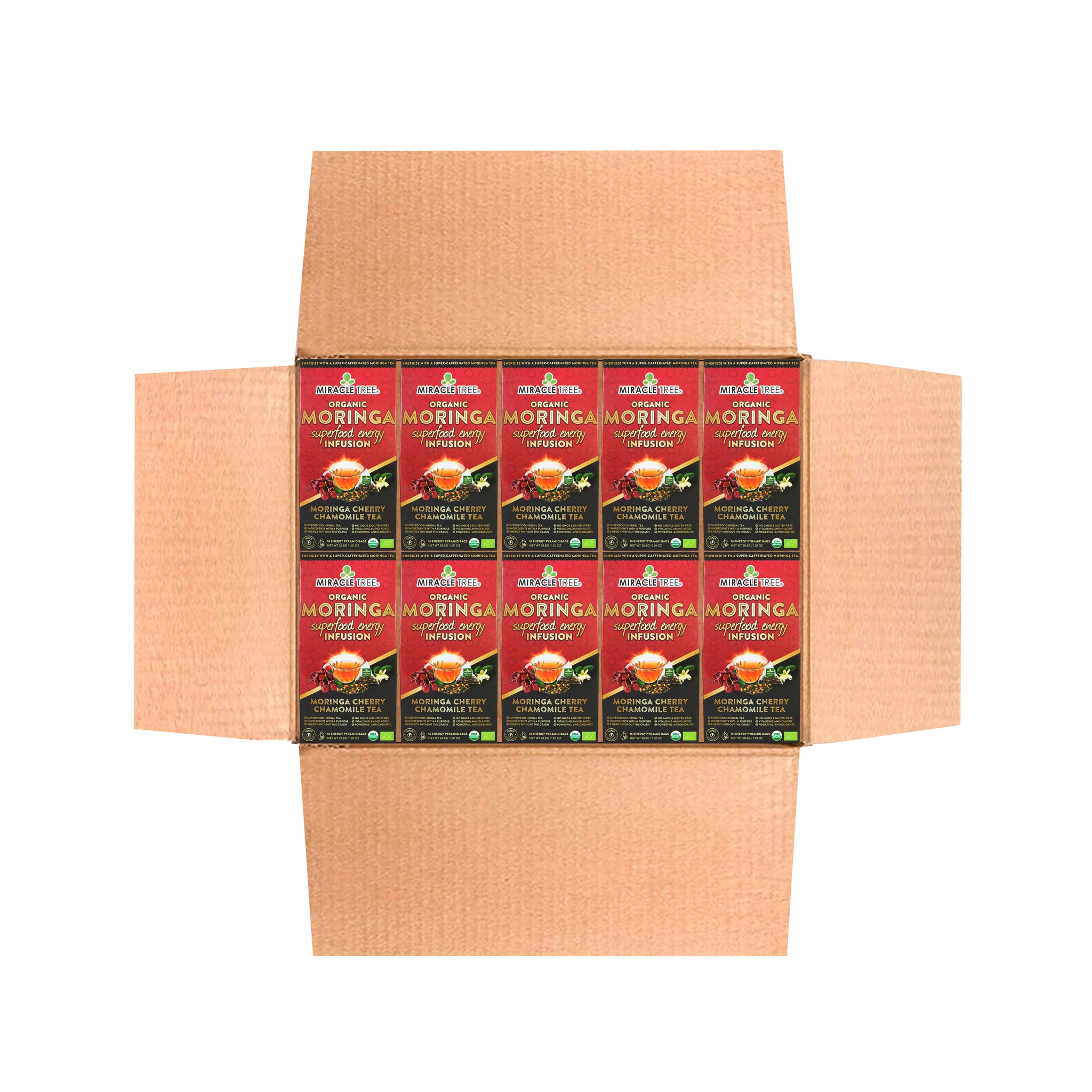 Moringa Energy Tea, Cherry Chamomile – Miracle Tree